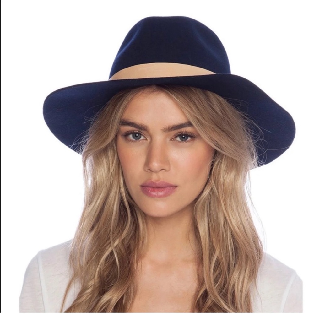 Janessa Leone Amelia Wool Hat With Leather Band - Gem